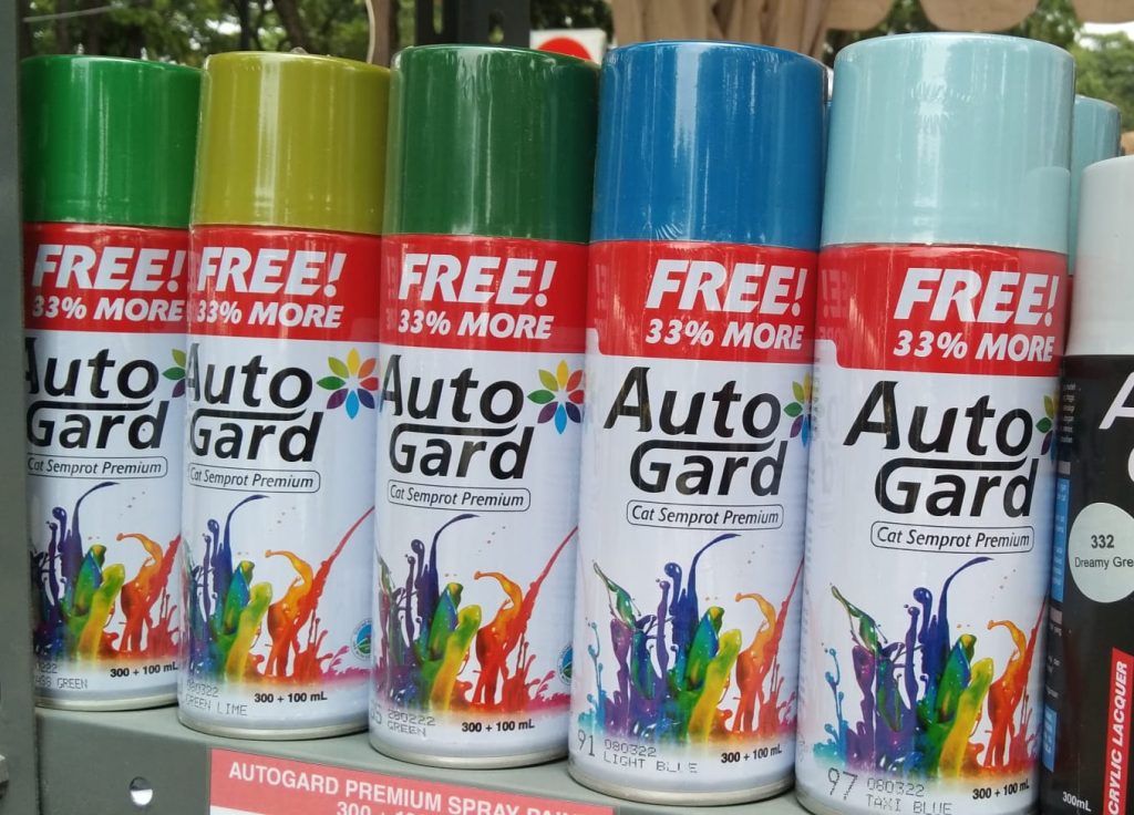 Cat Semprot AutoGard Hadirkan Varian Baru dengan 50 Pilihan Warna