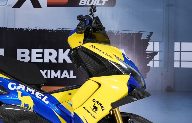 Modifikasi All New Aerox "Camel Yamaha MotoGP", Nostalgia Era Kejayaan ...