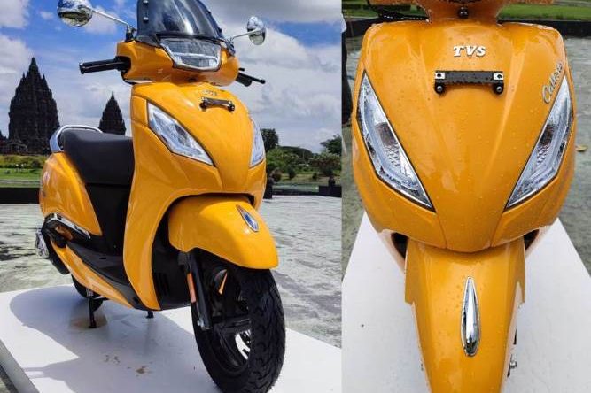 Galeri Foto: Tampilan Mewah TVS Callisto 125