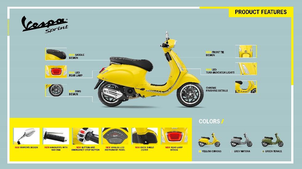 Vespa Primavera dan Vespa Sprint Model Terbaru 2024